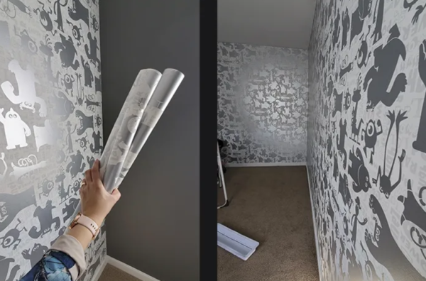 Affordable Commercial Transformation with Captivating Wallpaper